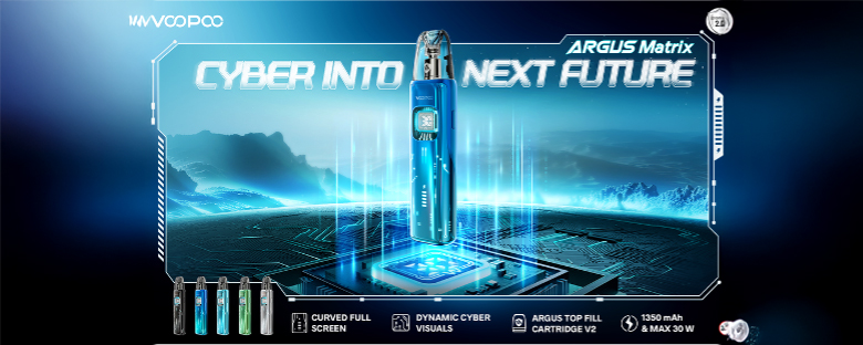 VOOPOO Unveils ARGUS Matrix: Curved Full Screen, Cyber-Futuristic ...