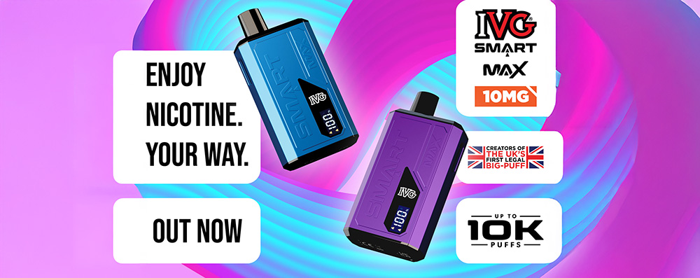 IVG Expands SMART MAX Pods with 10mg Options for Smoother, Lower ...